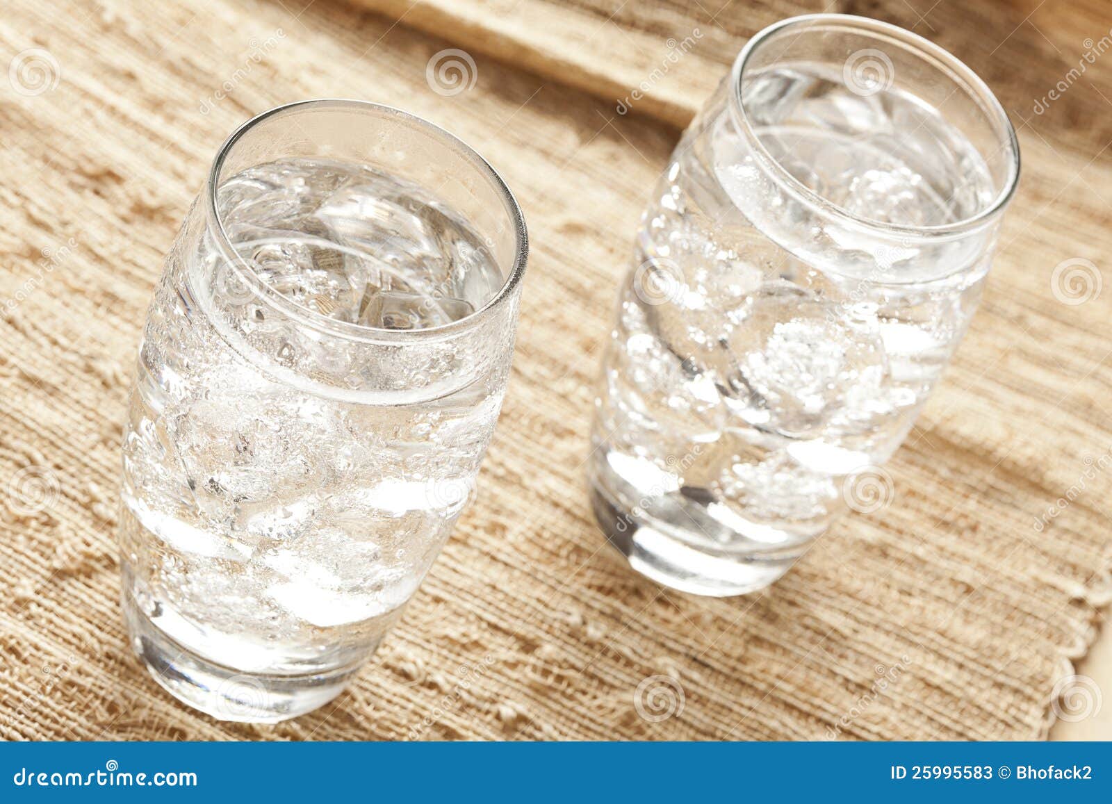 Fresh Clear Water in a Glass Stock Image - Image of drop, bubble: 25995583