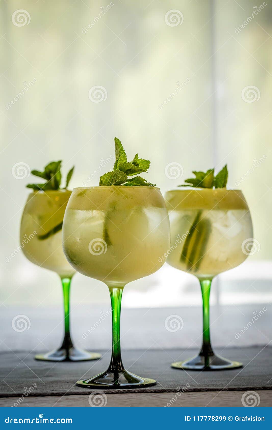 Fresh cocktails stock image. Image of fruit, soda, drink - 117778299