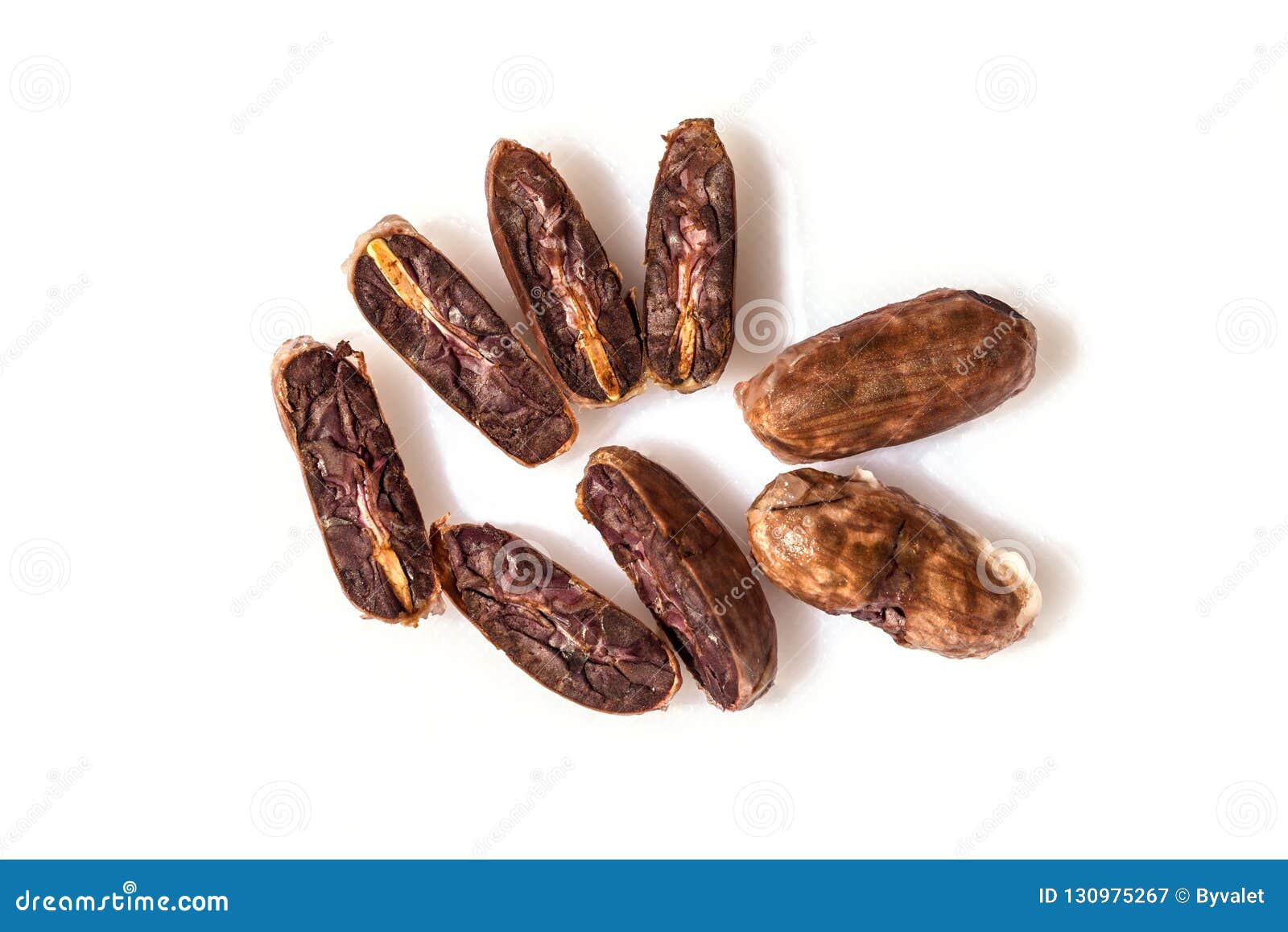Fresh cocoa cacao beans stock image. Image of fruits - 130975267