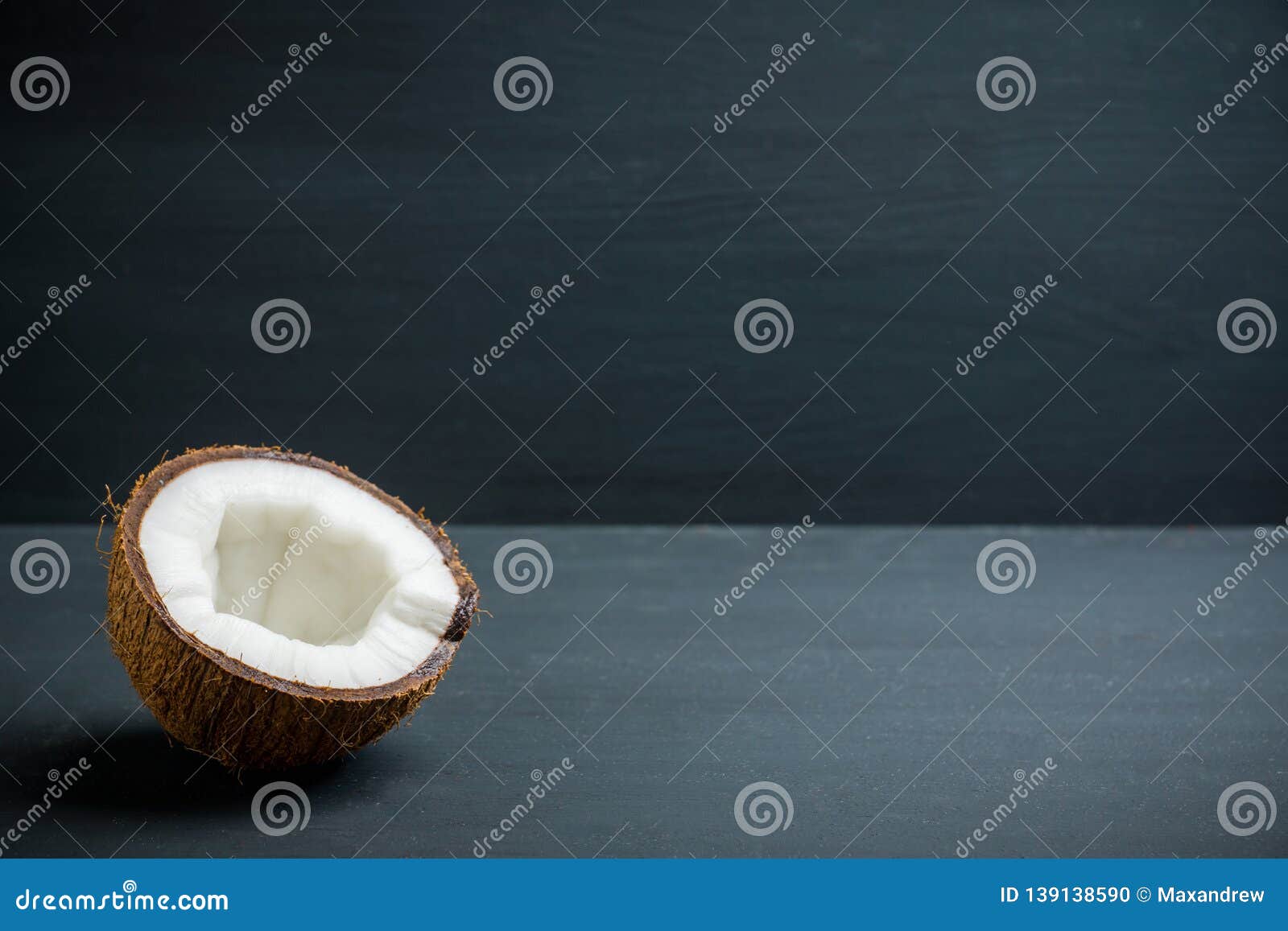 Fresh Coconuts on the Rustic Background Stock Photo - Image of ...