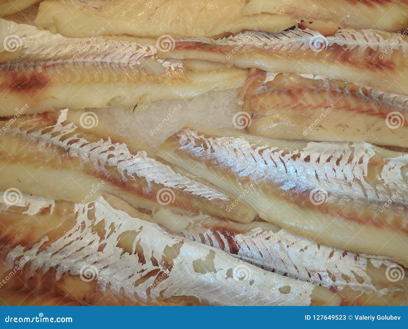 Fresh cod fish fillets stock image. Image of fillets - 127649523
