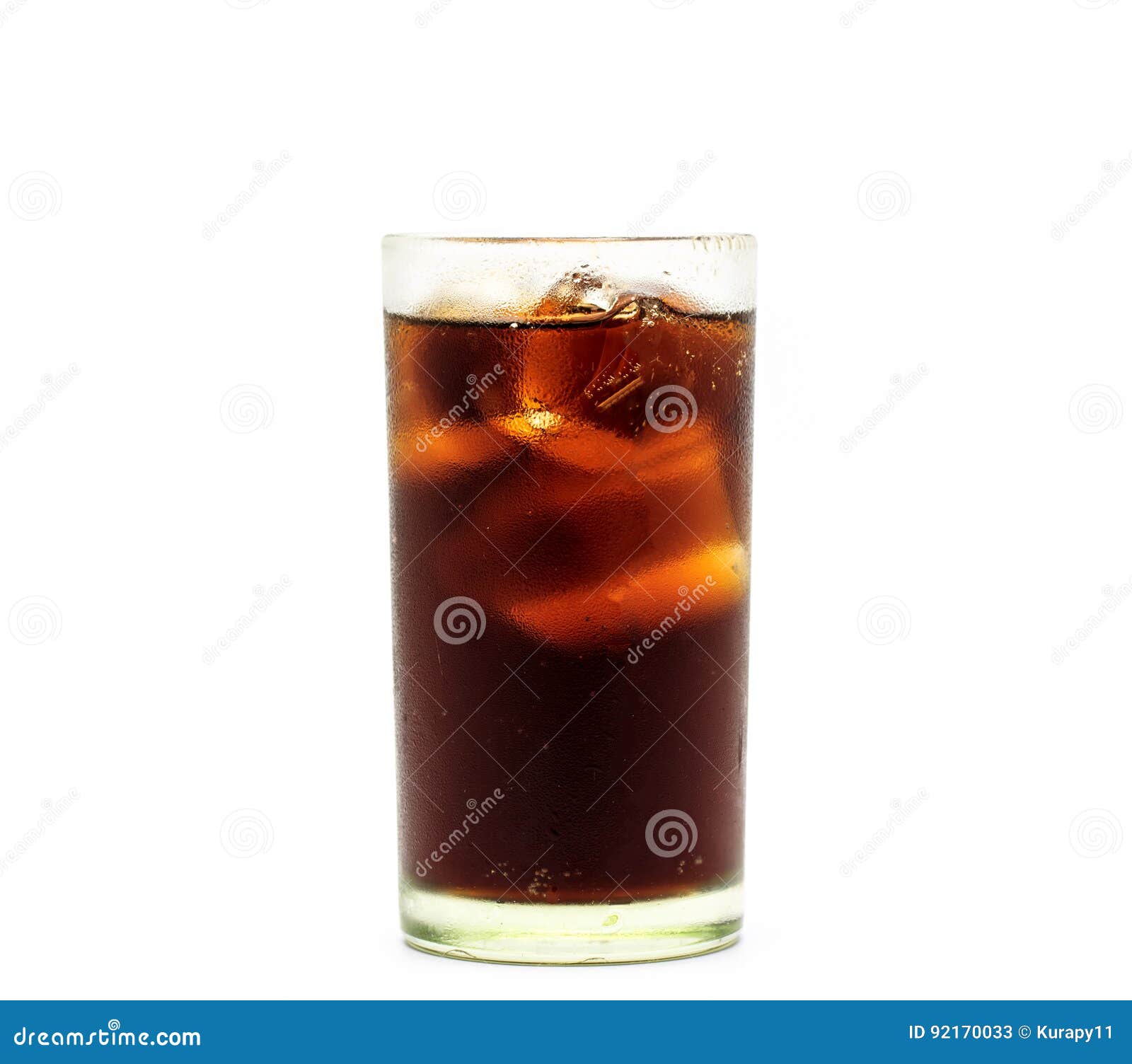 Fresh cola in glass. stock image. Image of abstract, liquid - 92170033