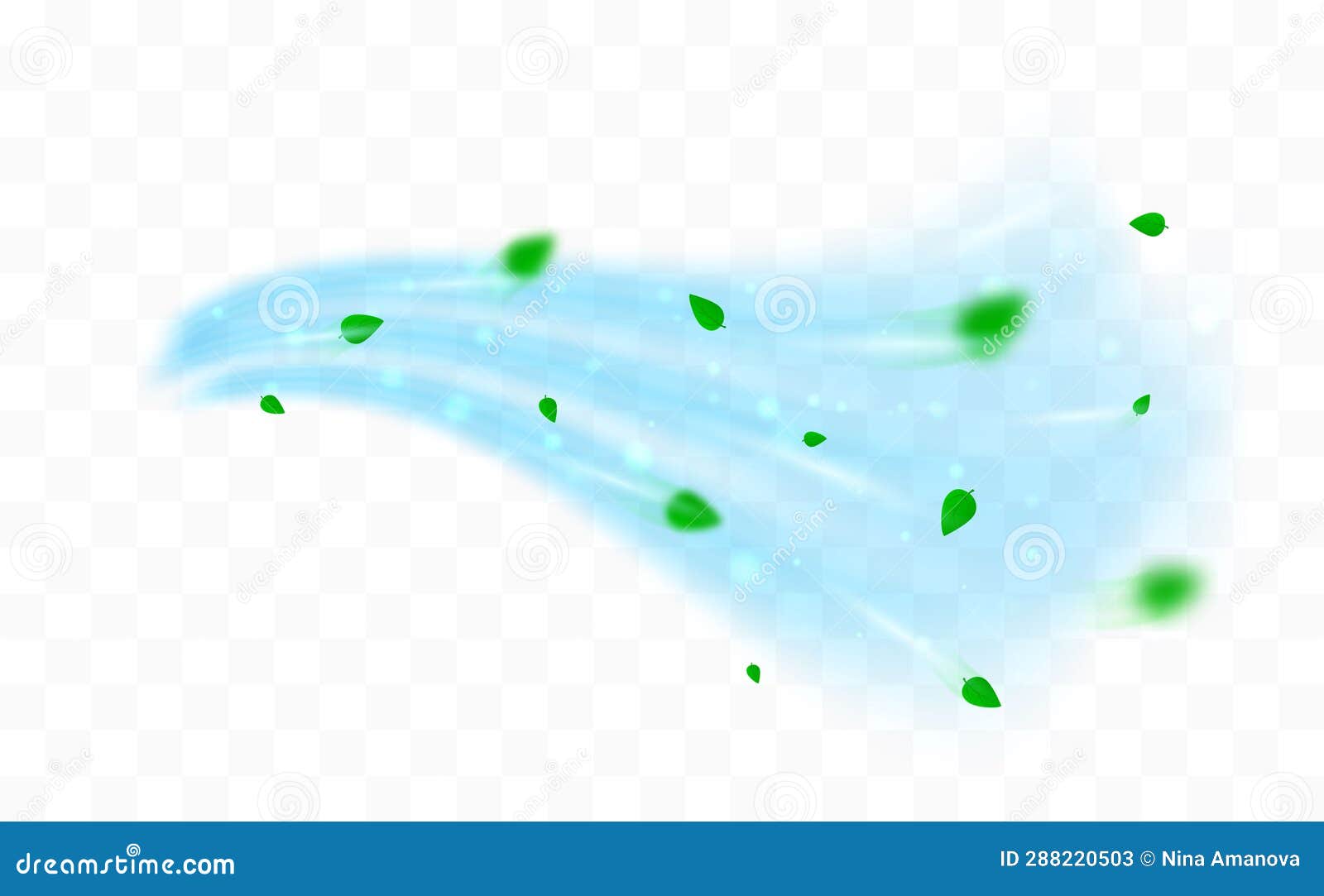 Fresh Air. the Direction of Cold Air. Stock Vector - Illustration of ...