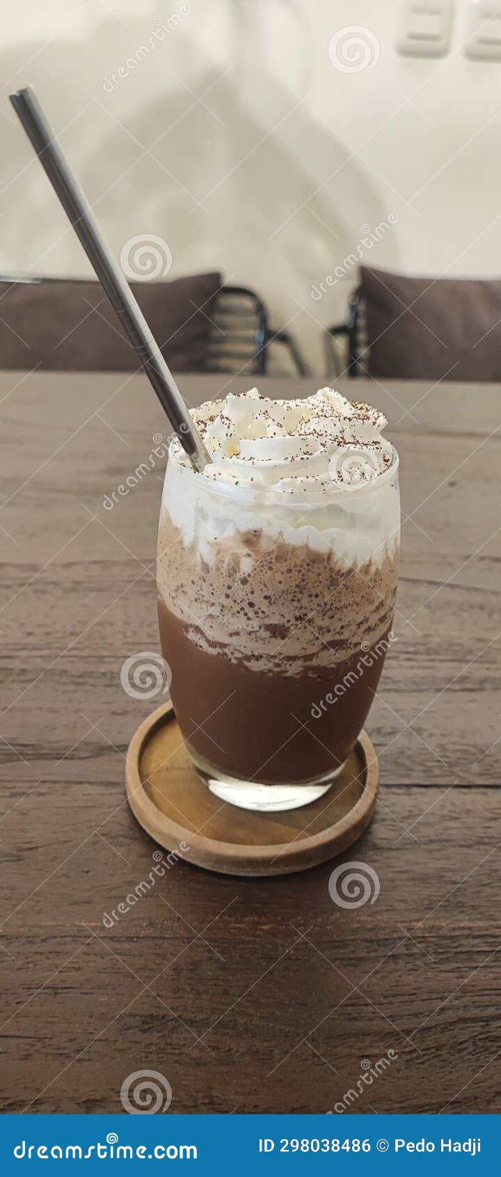 Fresh Cold Chocolate Mocha Ice Stock Photo - Image of mocha, chocolate ...
