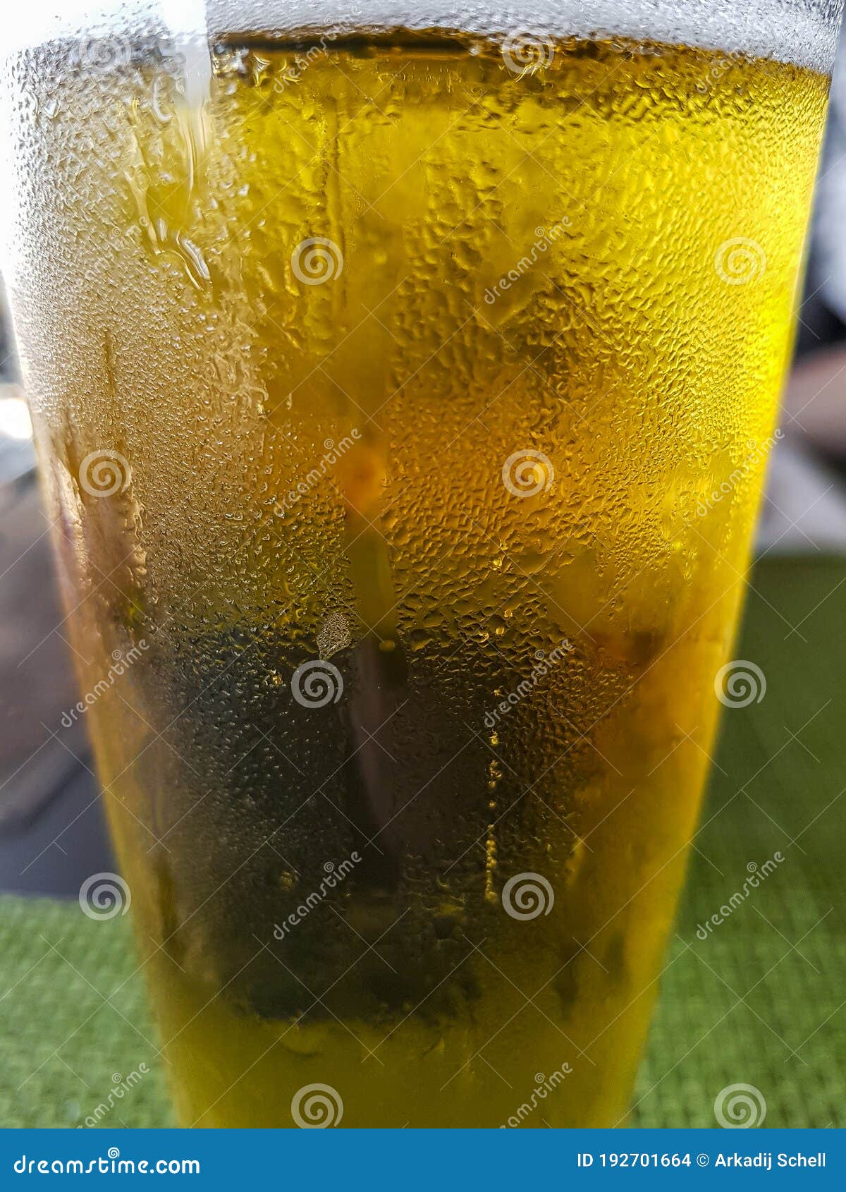Fresh Cold Draft Beer in a Bar in Cape Town Stock Photo - Image of ...