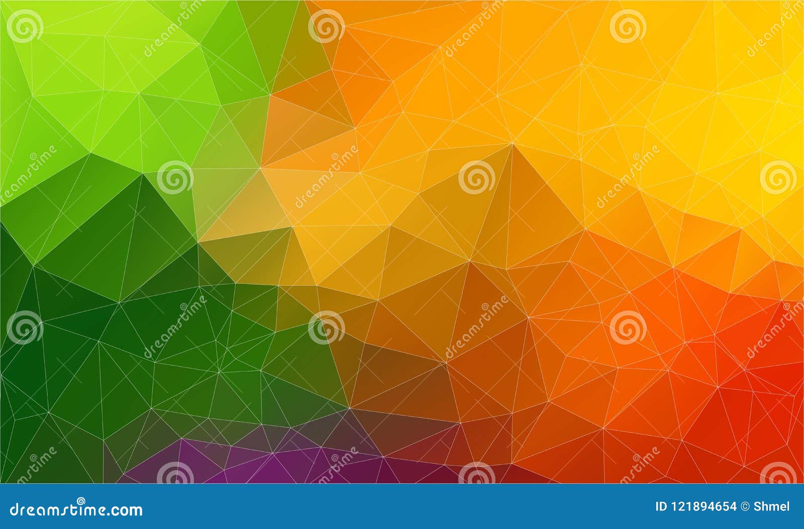 Fresh Color Flat Triangle Backround. Stock Vector - Illustration of ...