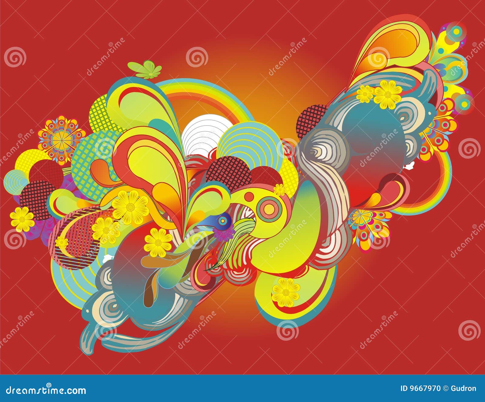 Fresh Colorful Design Elements Stock Vector - Illustration of inkblot ...