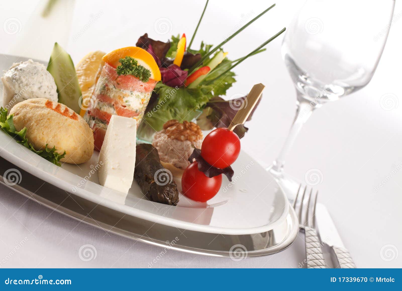 Fresh and Colorful First Course Stock Photo - Image of salad, drink ...