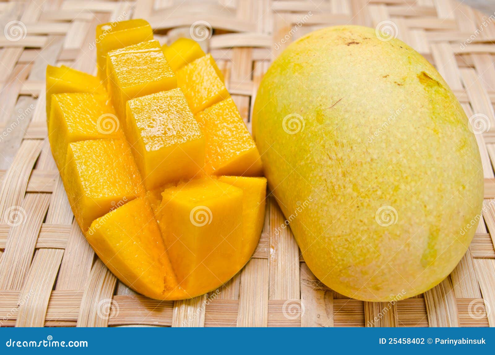 Fresh and colorful mango stock photo. Image of golden - 25458402