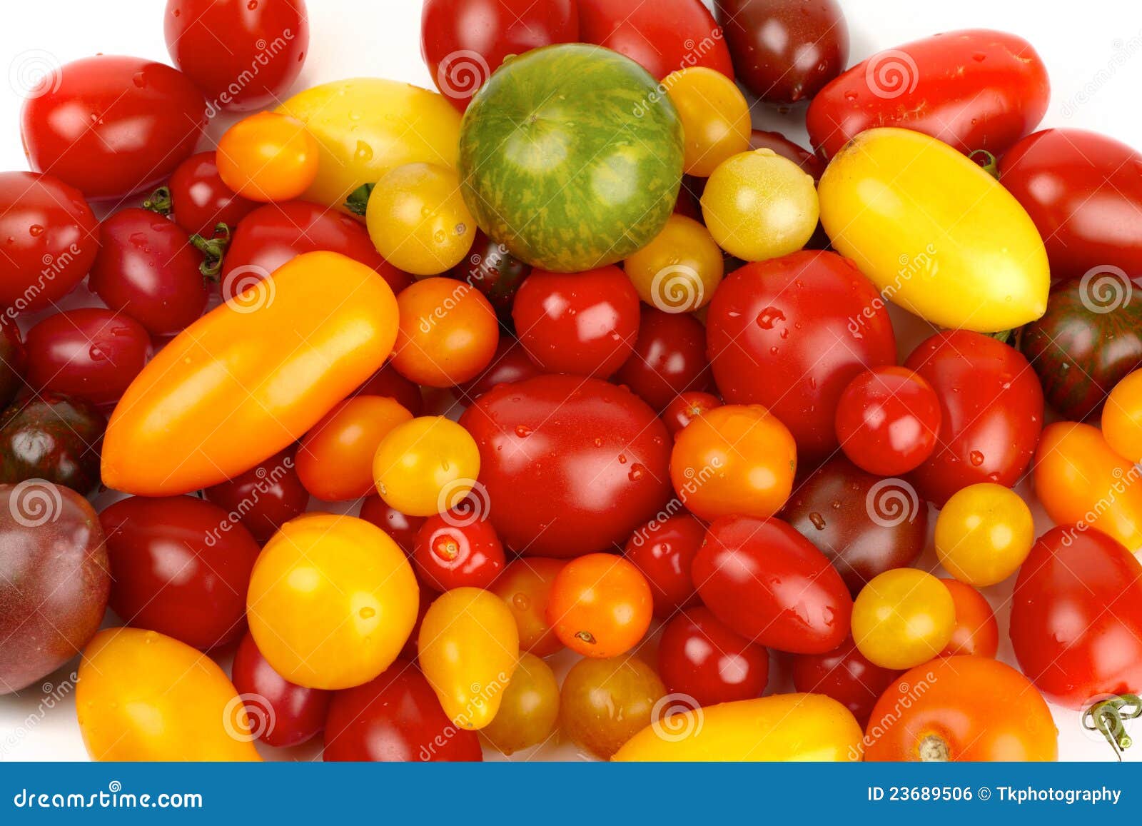 Fresh colorful tomatoes stock photo. Image of variety - 23689506