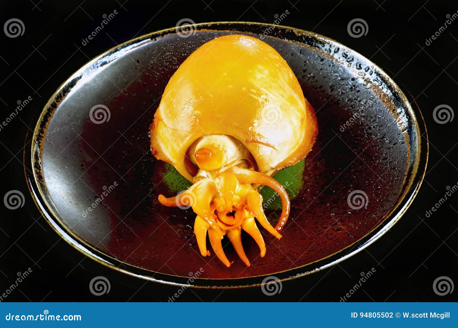 Fresh Cooked Cuttlefish. stock photo. Image of meal, ocean - 94805502