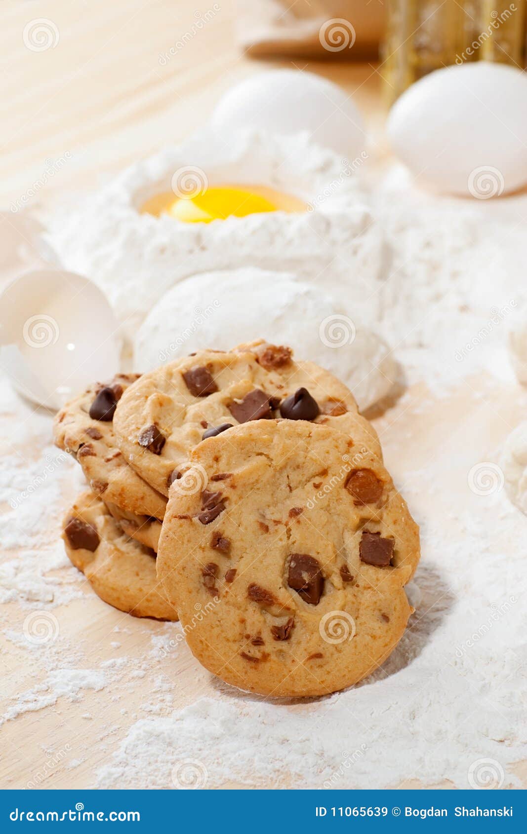 Fresh cookies stock image. Image of junk, cook, chocolate - 11065639