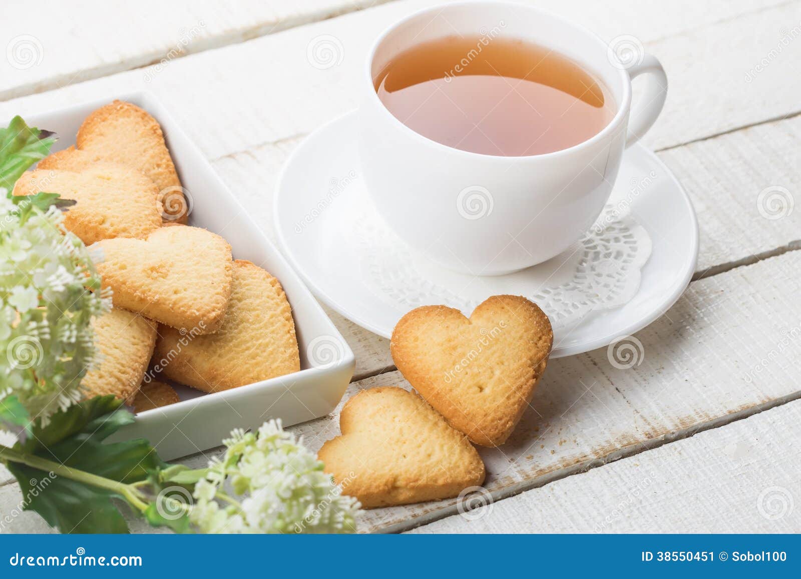 Fresh cookies and tea stock image. Image of baked, fresh - 38550451
