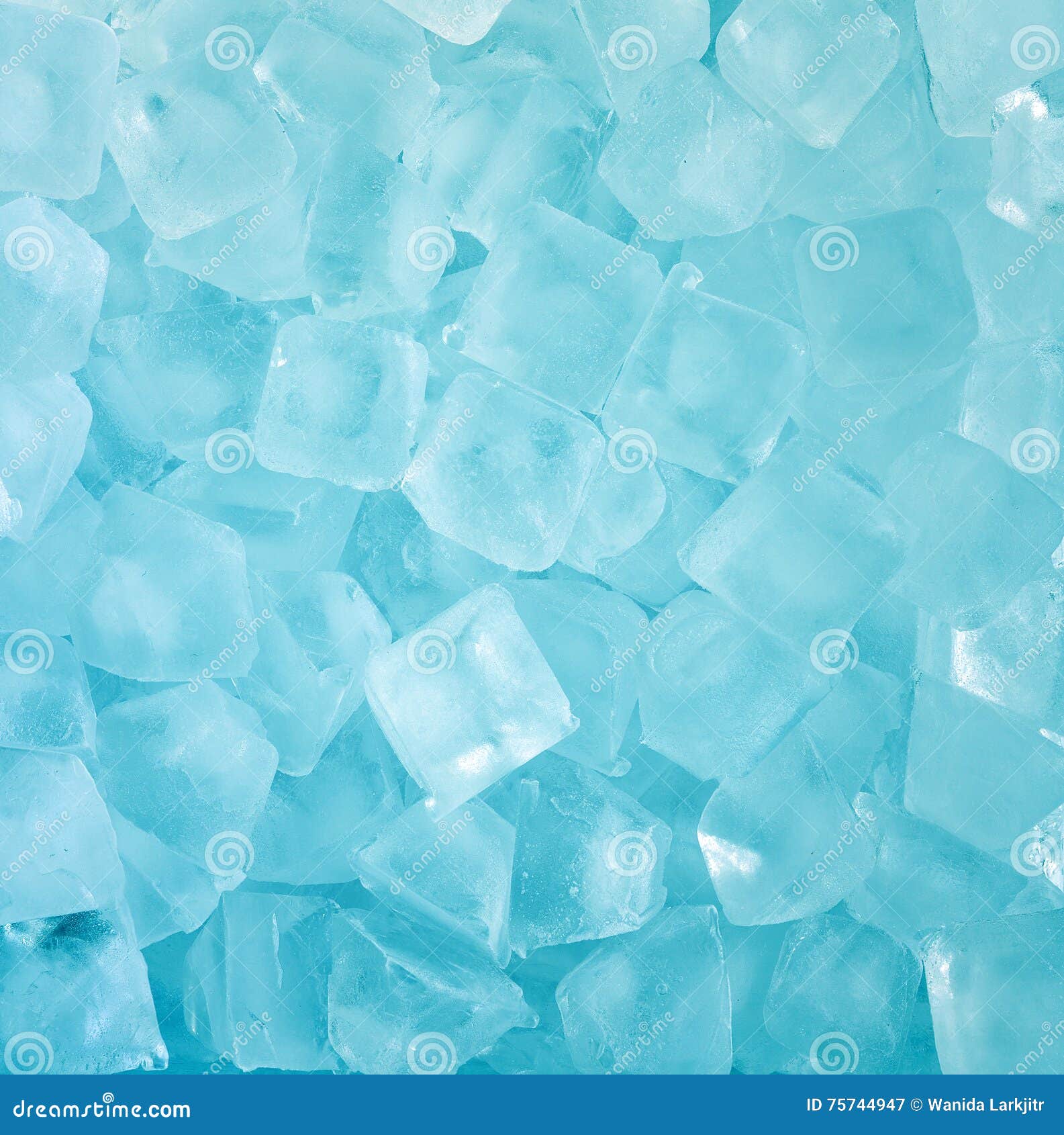 Fresh Cool Blue Ice Cube Background Royalty-Free Stock Photography ...