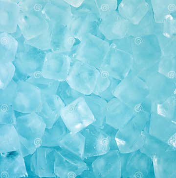 Fresh Cool Blue Ice Cube Background Stock Image - Image of frosty ...
