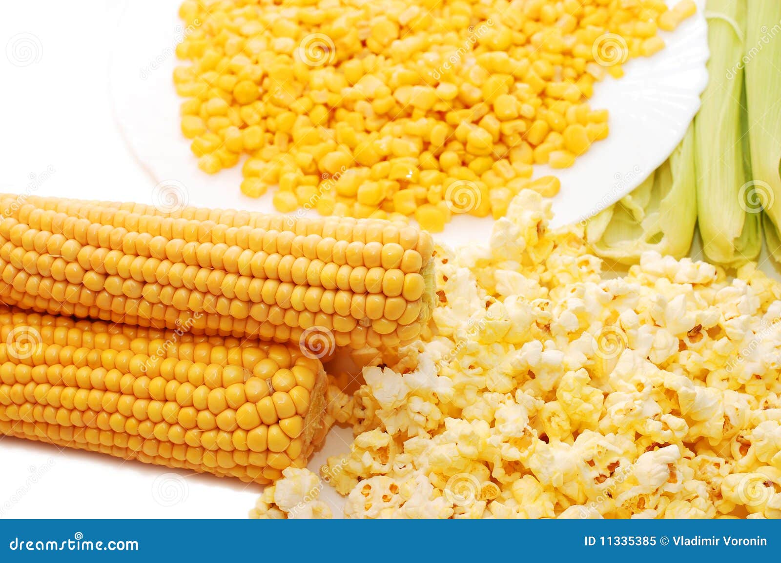 Fresh corn stock image. Image of dinner, gold, organic - 11335385