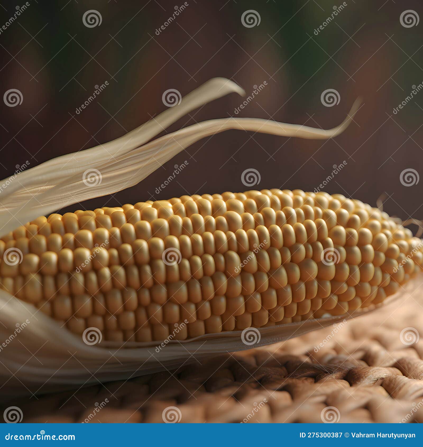 Fresh Corn (corncob or Corn Ears). Stock Illustration - Illustration of ...