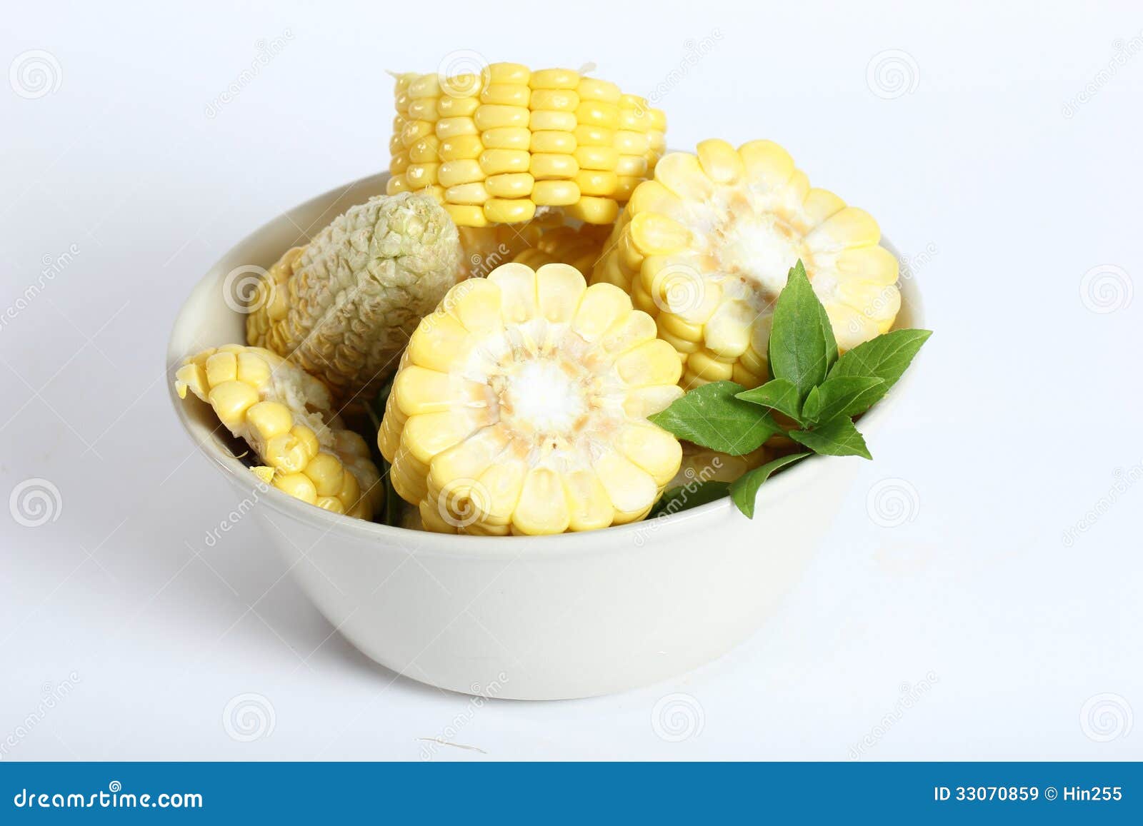 Fresh Corn Cut into pieces stock image. Image of leaf - 33070859
