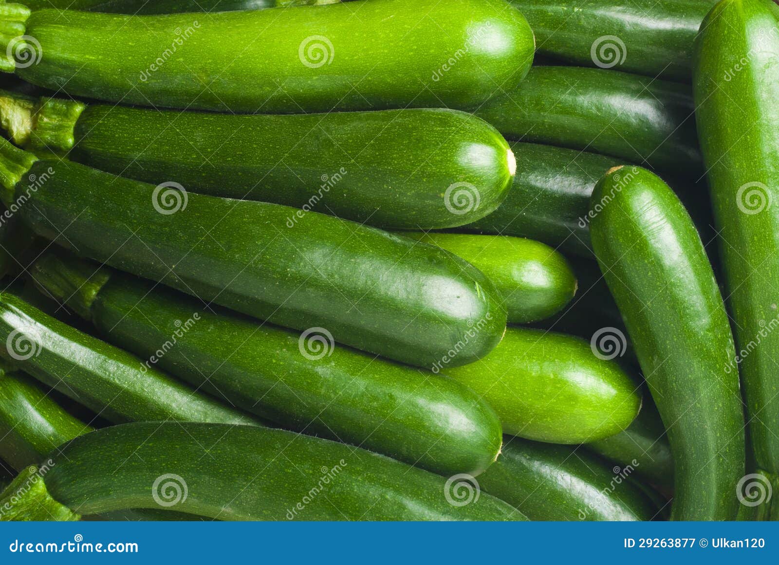 Fresh Courgettes or Zucchini Stock Image - Image of nature, green: 29263877
