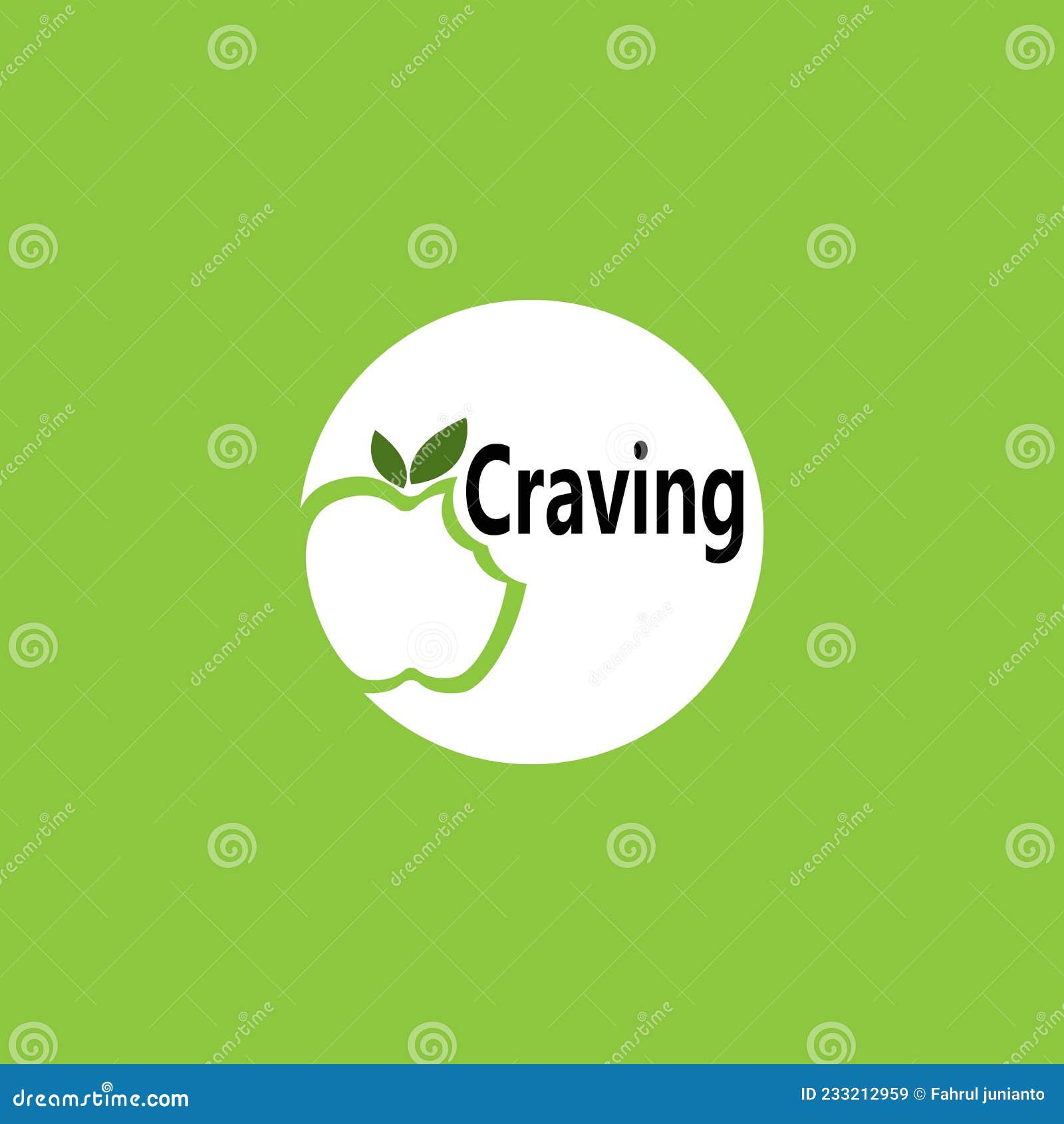 Fresh Craving Food Icon and Symbol Vector Illustration Stock ...