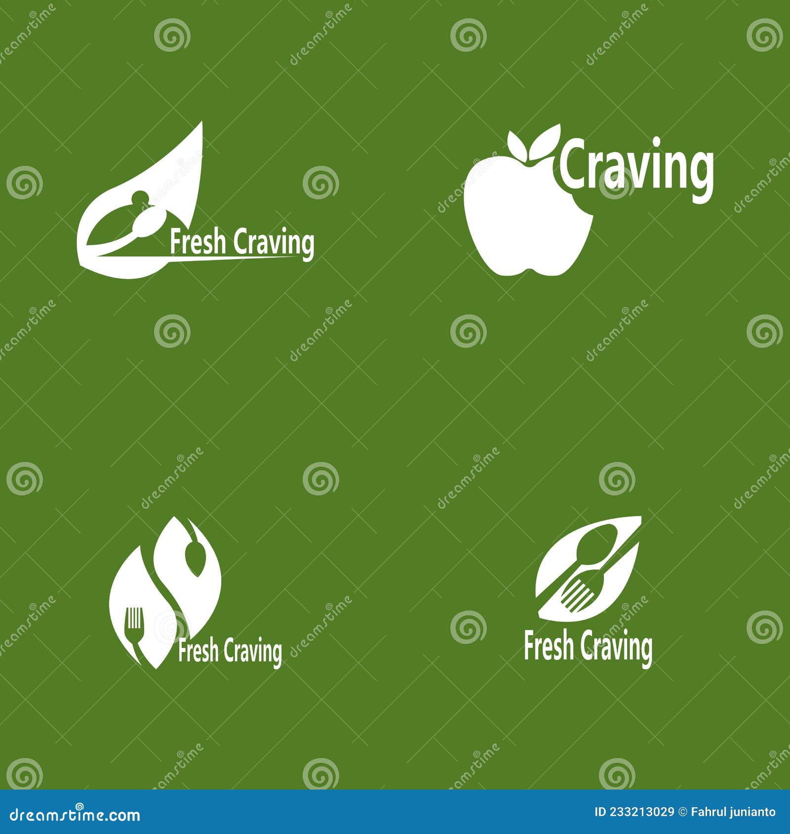 Fresh Craving Food Icon and Symbol Vector Illustration Stock ...