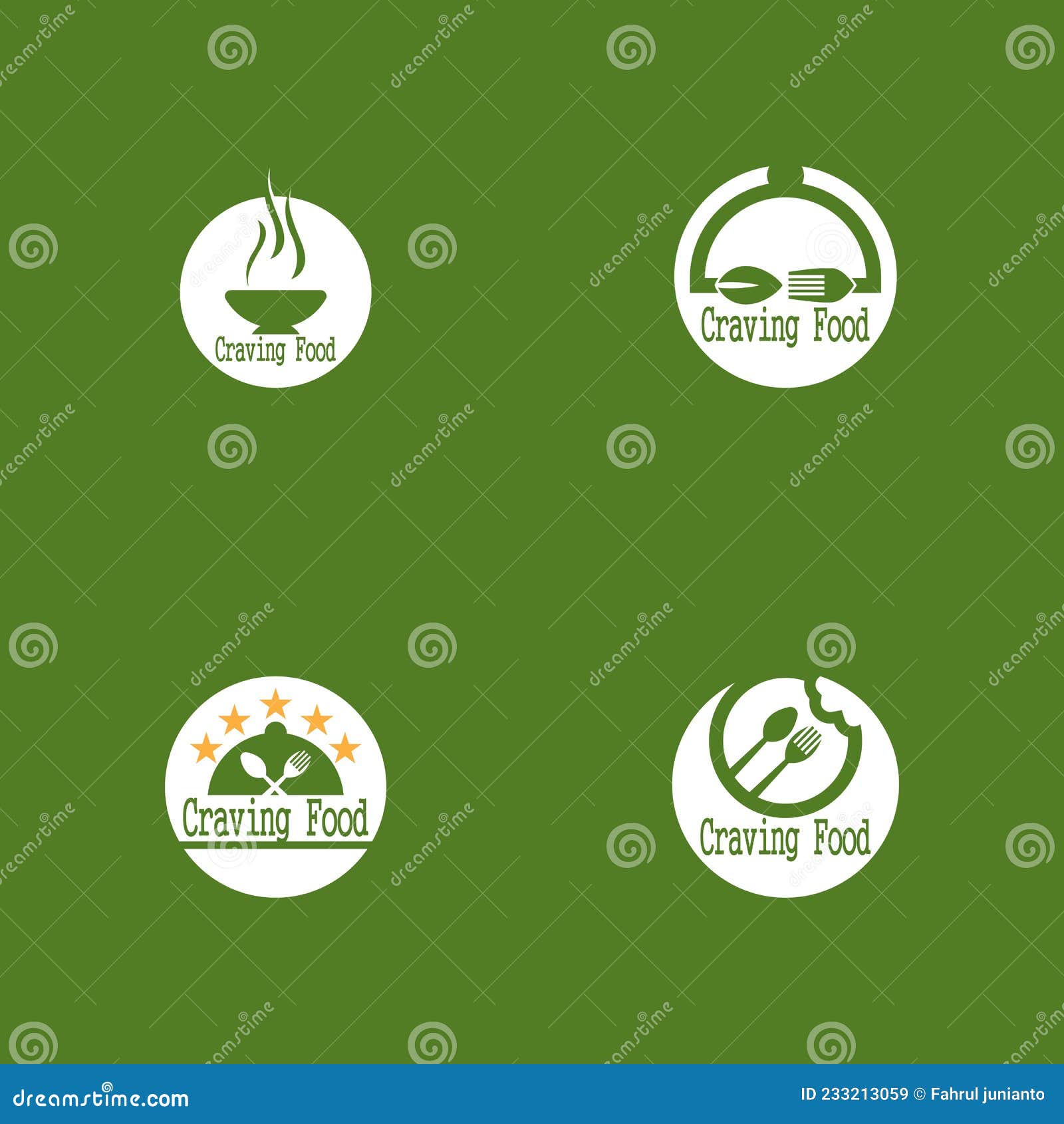 Fresh Craving Food Icon and Symbol Vector Illustration Stock ...