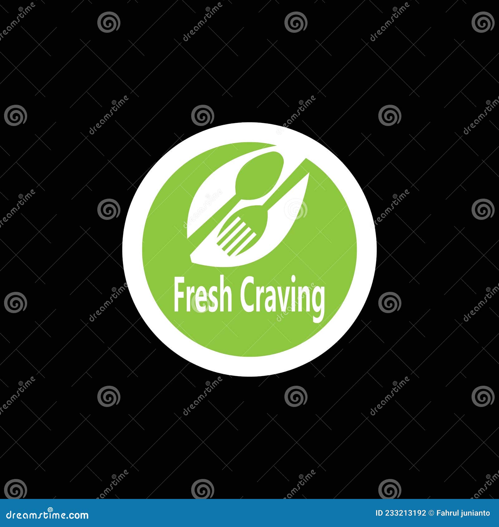 Fresh Craving Food Icon and Symbol Vector Illustration Stock Vector ...
