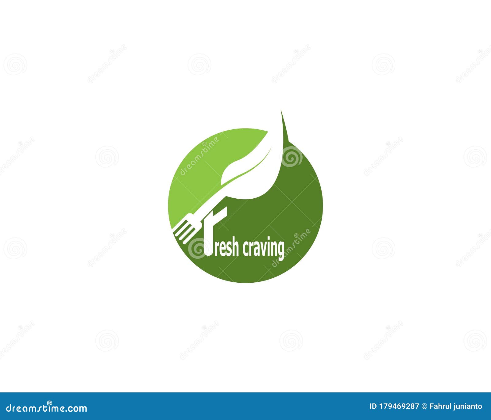 Fresh Craving Icon and Symbol Vector Template Stock Vector ...