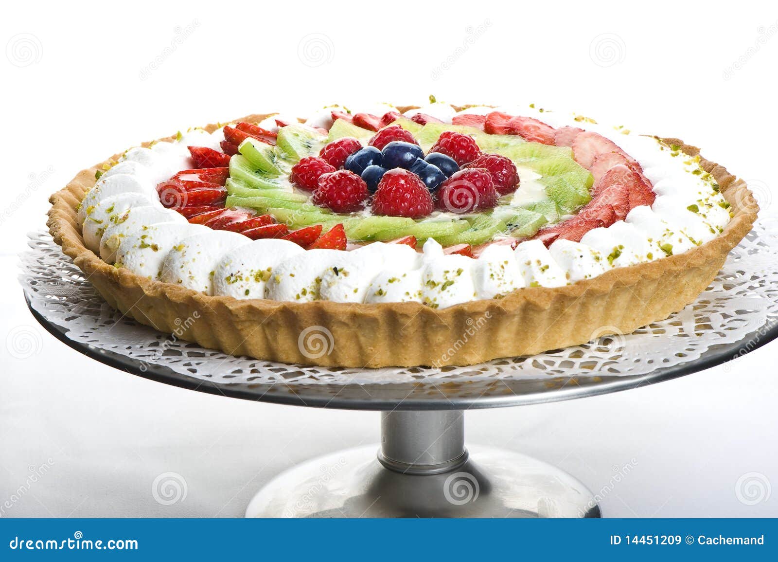 Fresh cream cake stock image. Image of color, taste, cake - 14451209