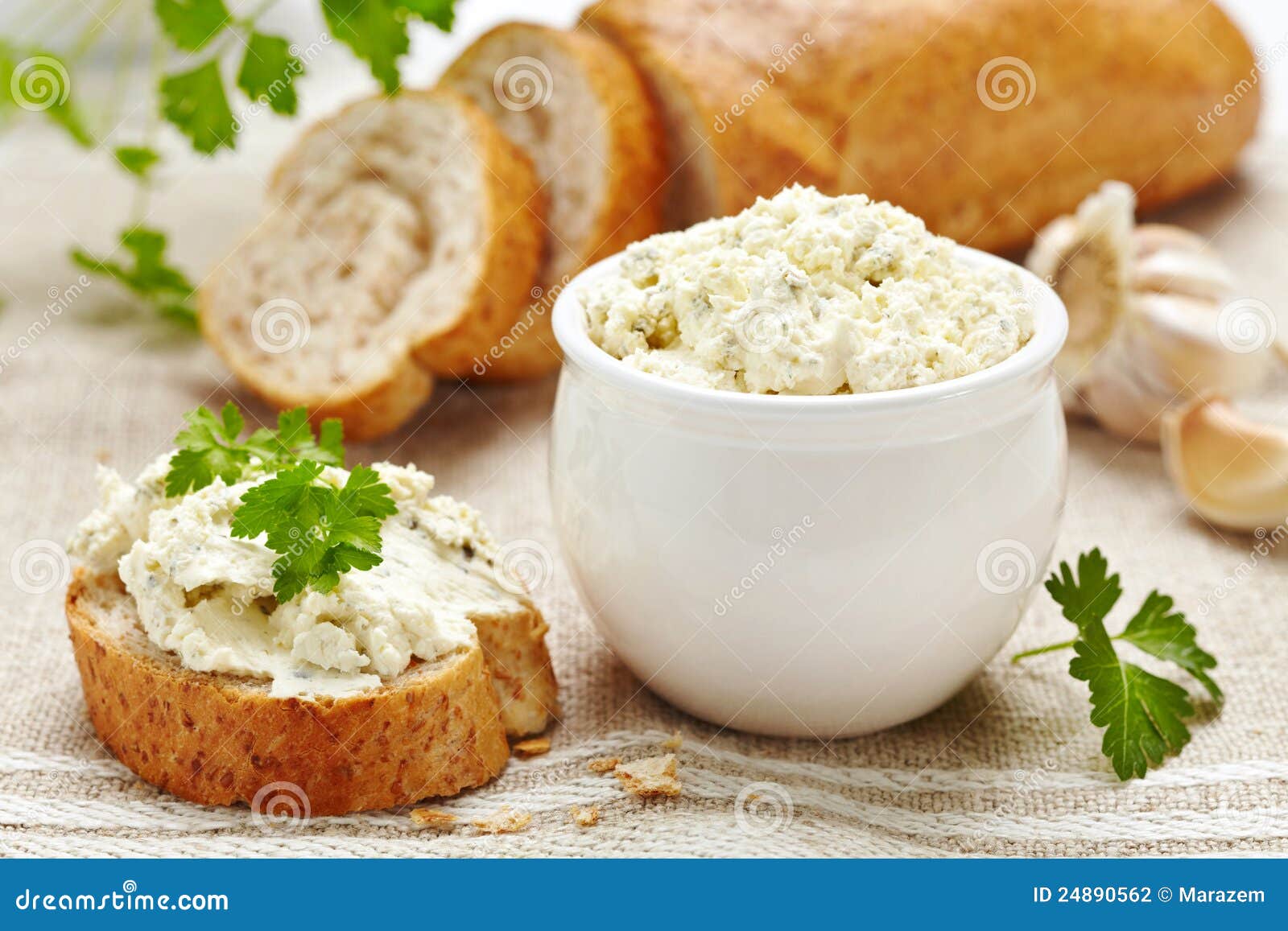 Fresh cream cheese stock photo. Image of curd, bowl, calcium - 24890562