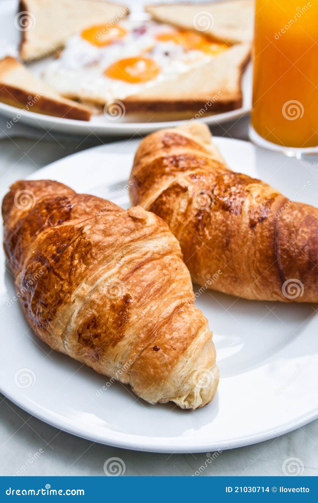 Fresh croissan on table stock photo. Image of croissant - 21030714