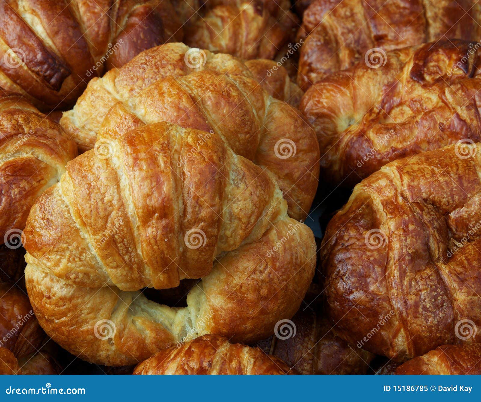 Fresh croissants stock image. Image of closeup, buttery - 15186785