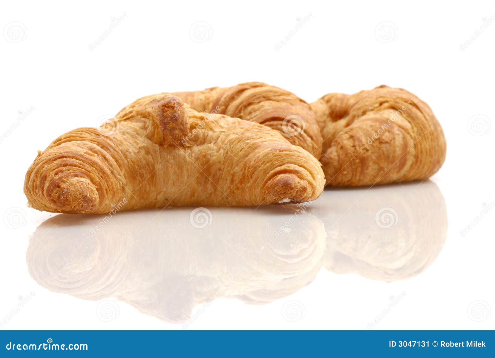 Fresh croissants stock image. Image of tasty, diet, flakey - 3047131
