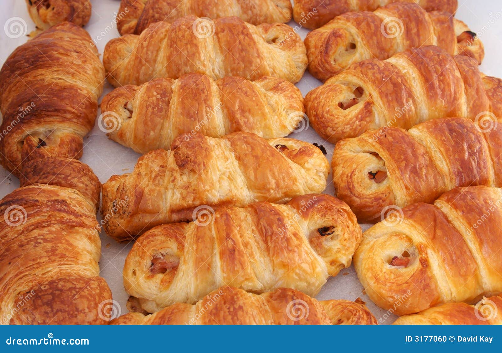 Fresh croissants stock photo. Image of food, croissants - 3177060