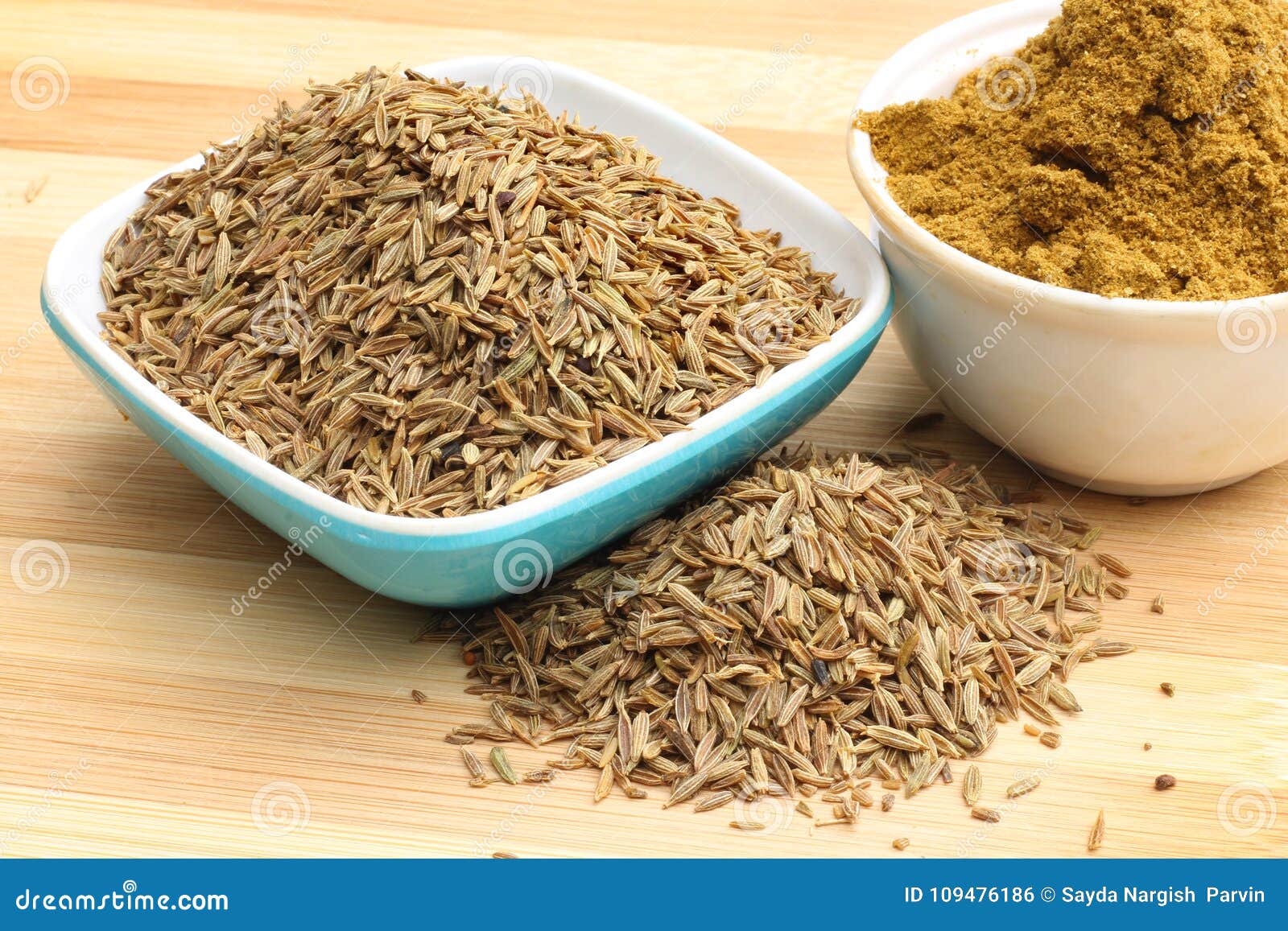 Fresh Crushed cumin stock photo. Image of herb, organic - 109476186