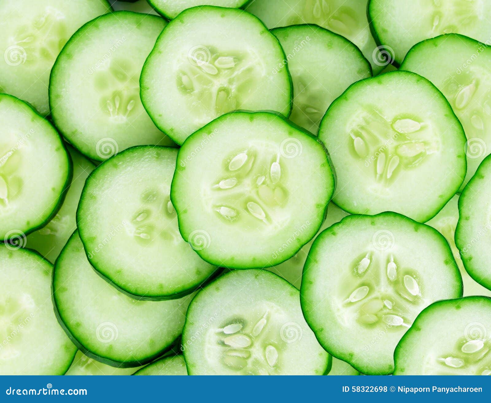 Fresh Sliced Cucumbers