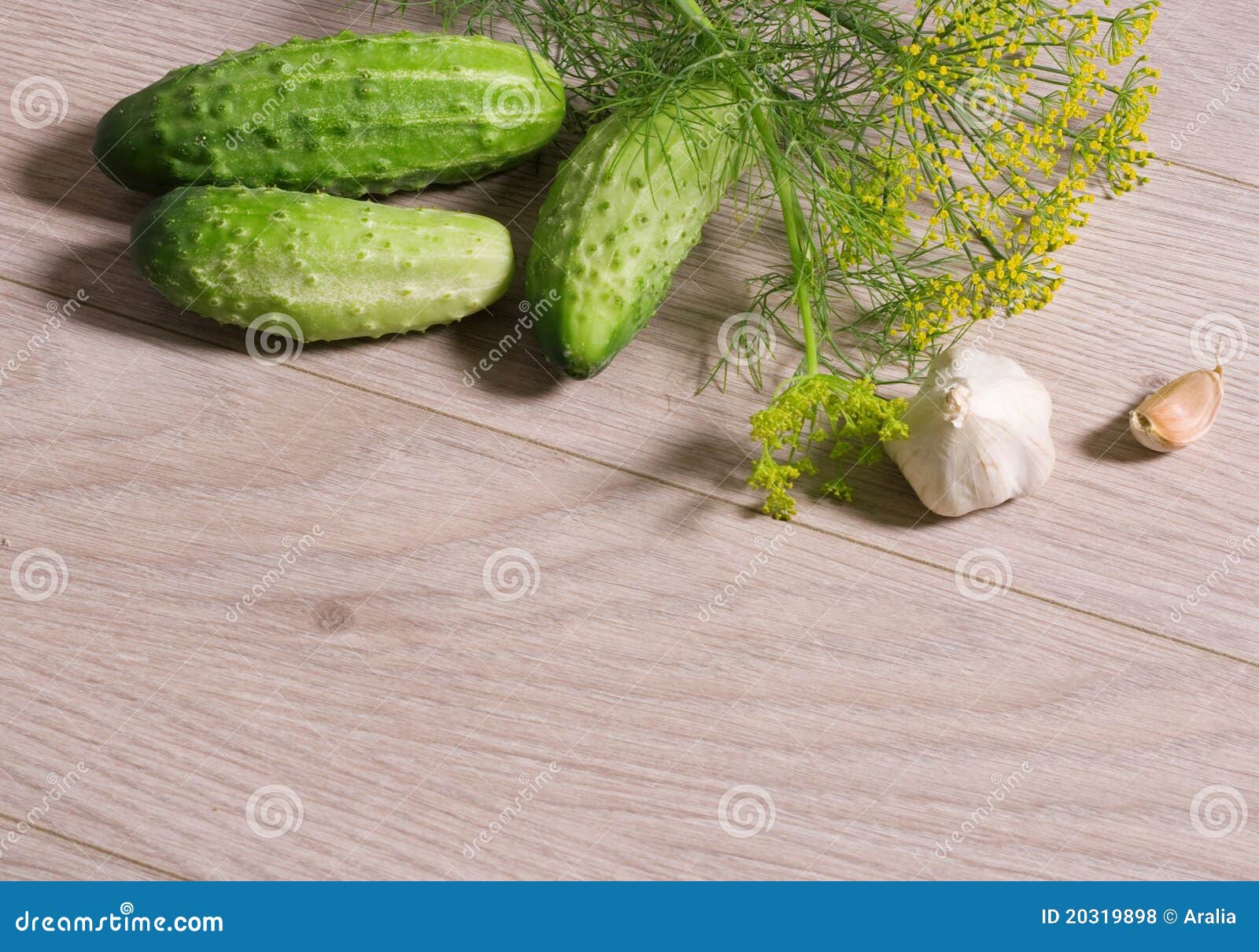 Fresh Cucumbers on a Wooden Table Stock Photo - Image of nature, group ...