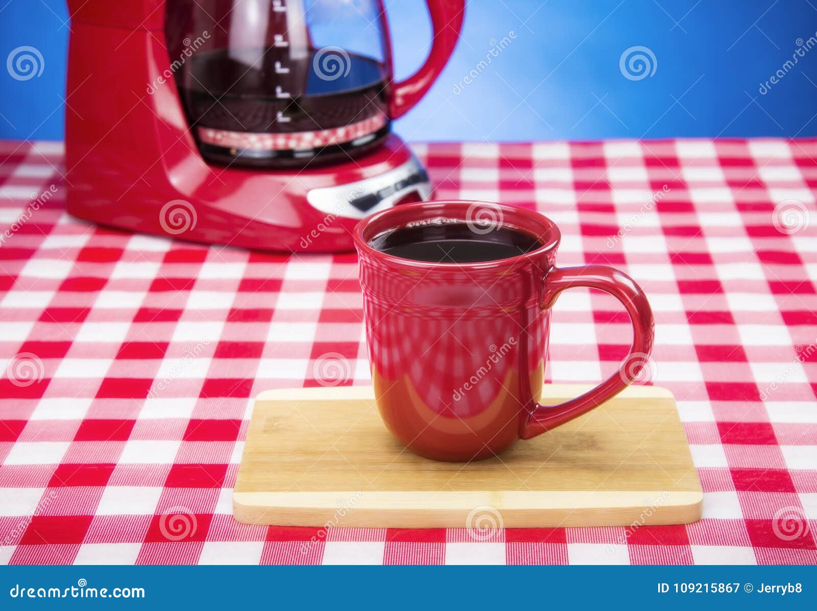Fresh Cup of Hot Coffee stock image. Image of plastic - 109215867