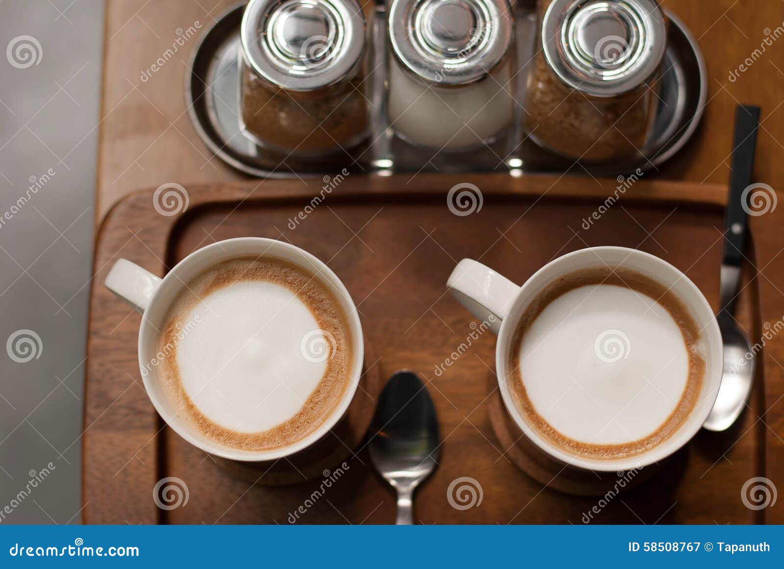 Fresh cups of coffee stock image. Image of bitter, foam - 58508767