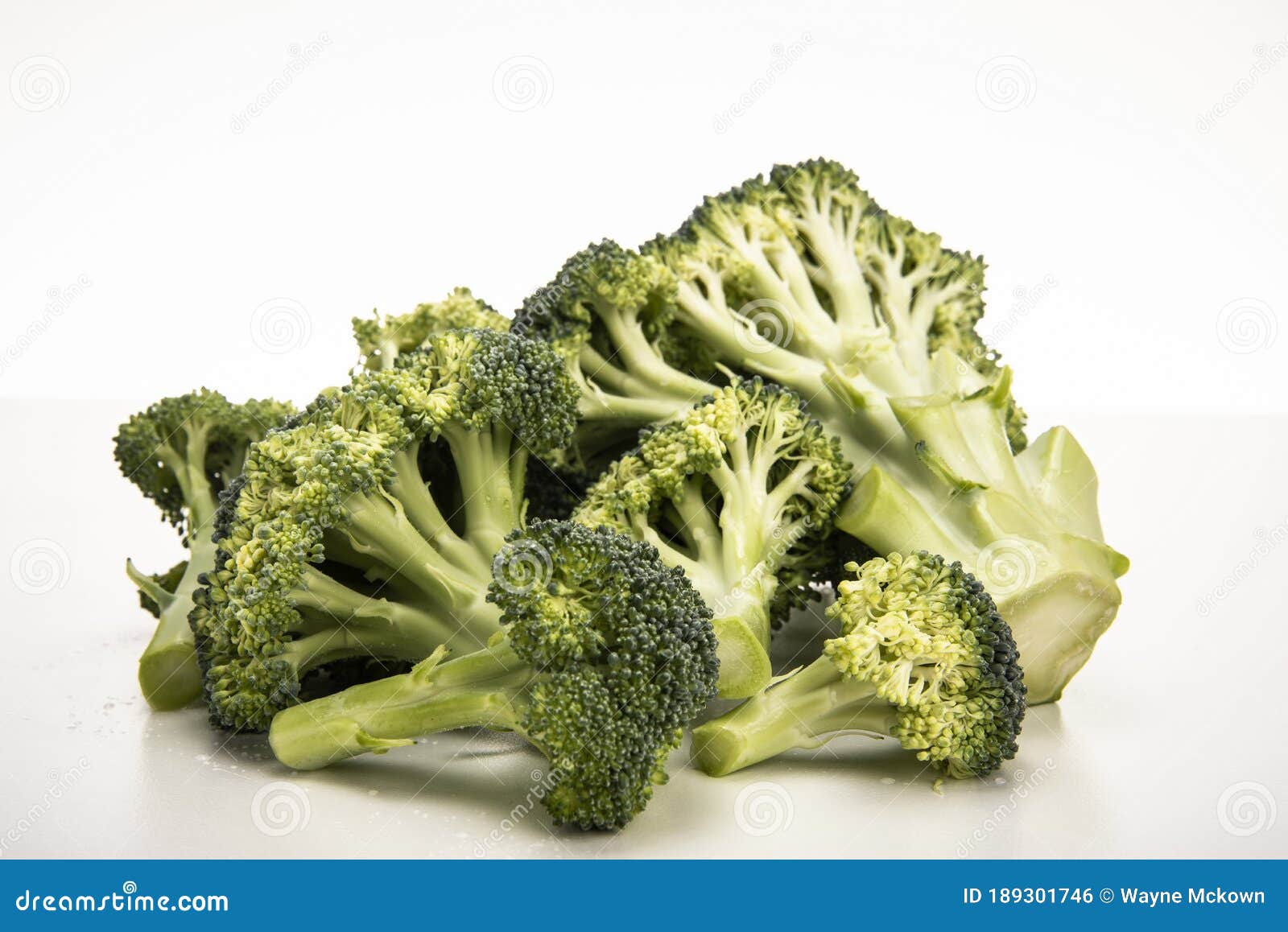 Fresh cut broccoli stock photo. Image of freshbroccoli - 189301746