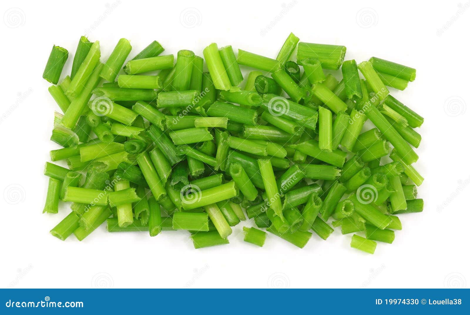 Fresh Cut Chives Close View Stock Photo - Image of food, aromatic: 19974330