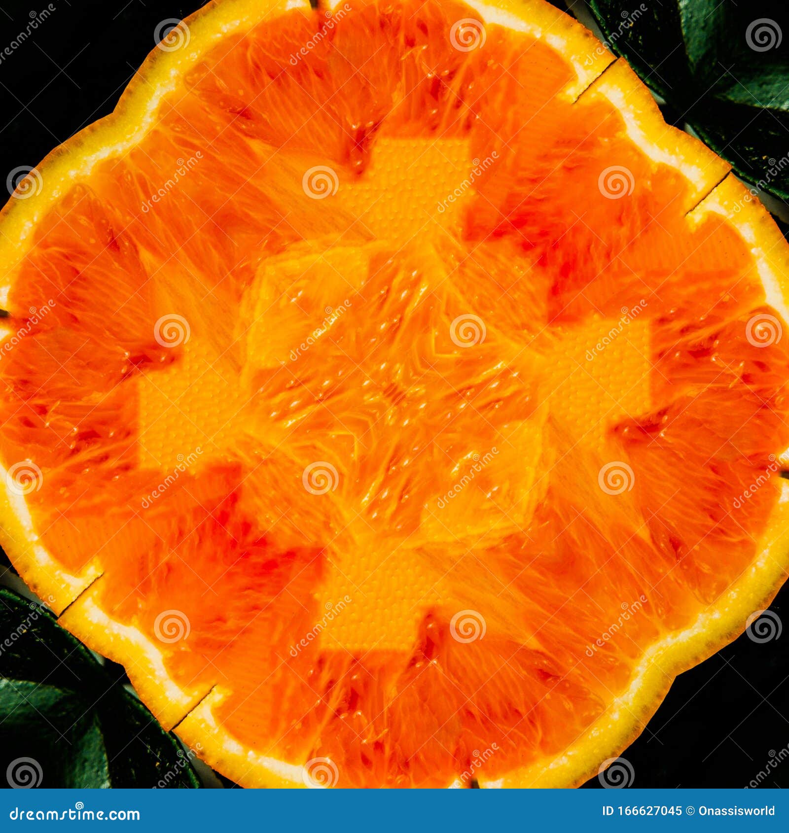 Fresh Cut Orange Fruit Abstract Art Stock Image - Image of fresh, fruit ...