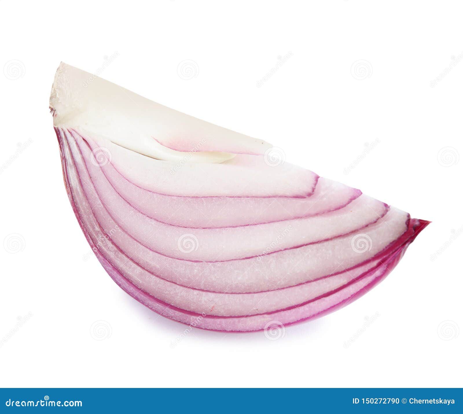 Fresh Cut Red Onion on White Stock Photo - Image of flavor, fresh ...