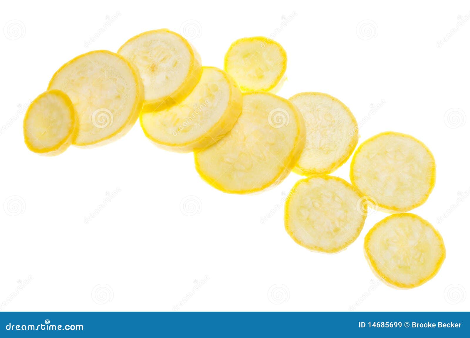 Fresh Cut Yellow Squash stock image. Image of food, sliced - 14685699