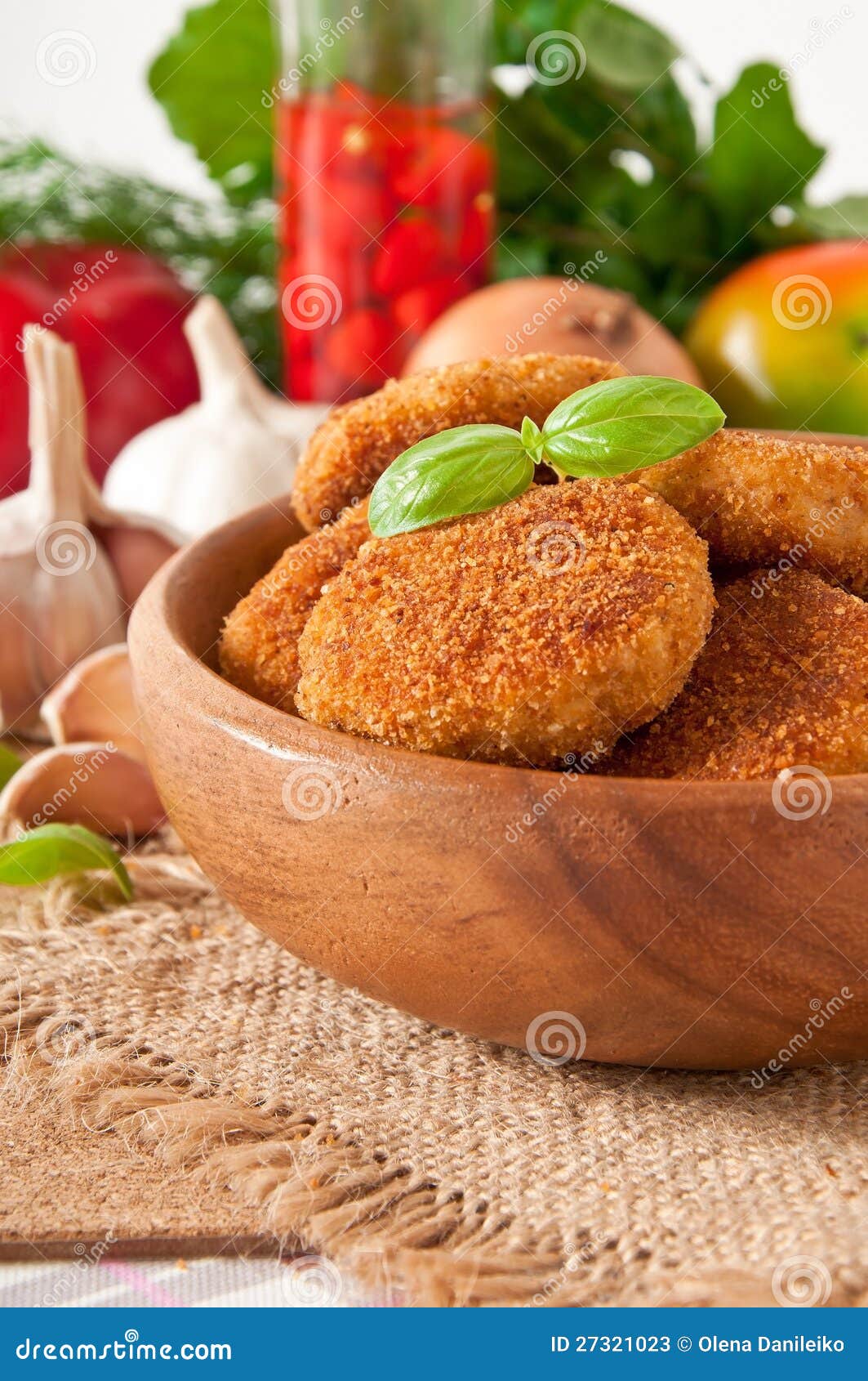 Fresh cutlets stock image. Image of herbs, ground, cook - 27321023