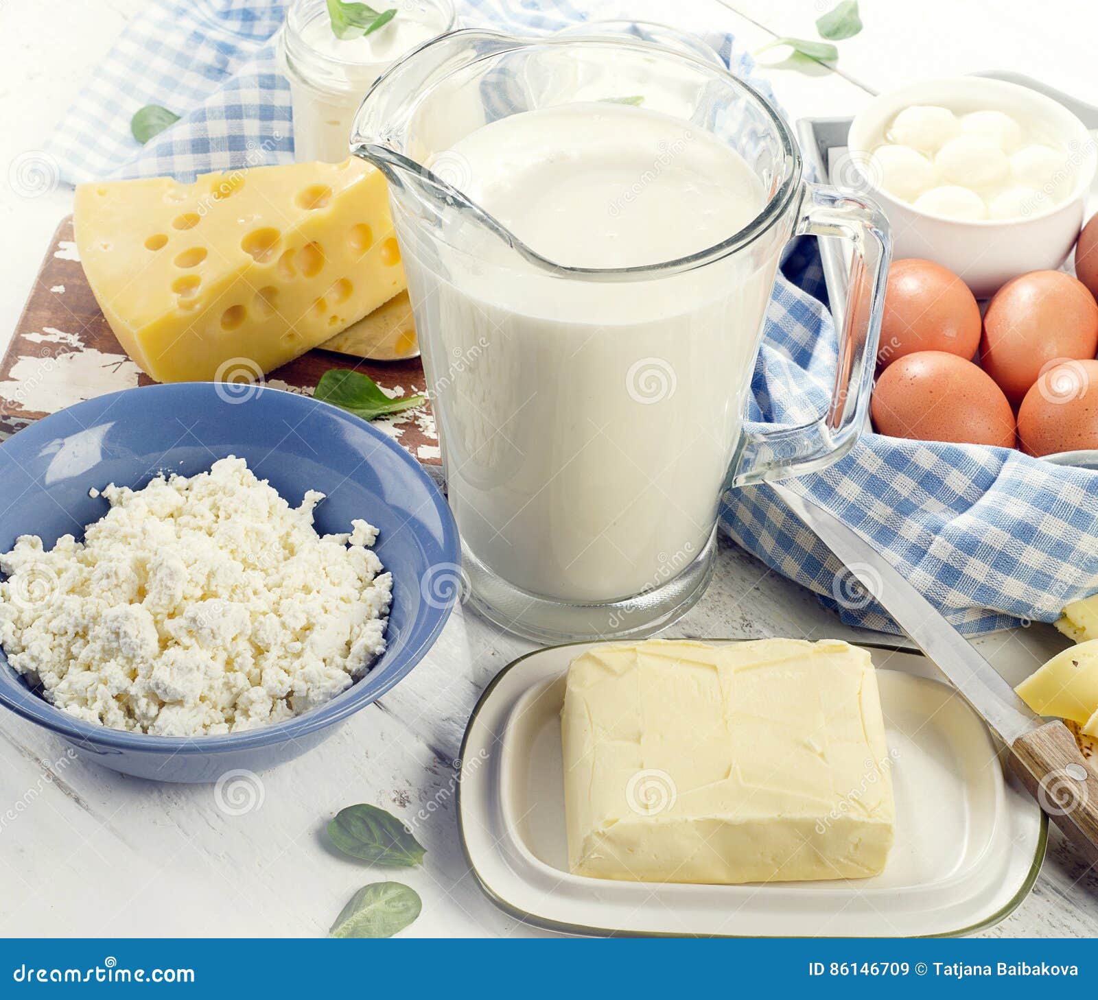 Fresh dairy products stock image. Image of sour, food - 86146709