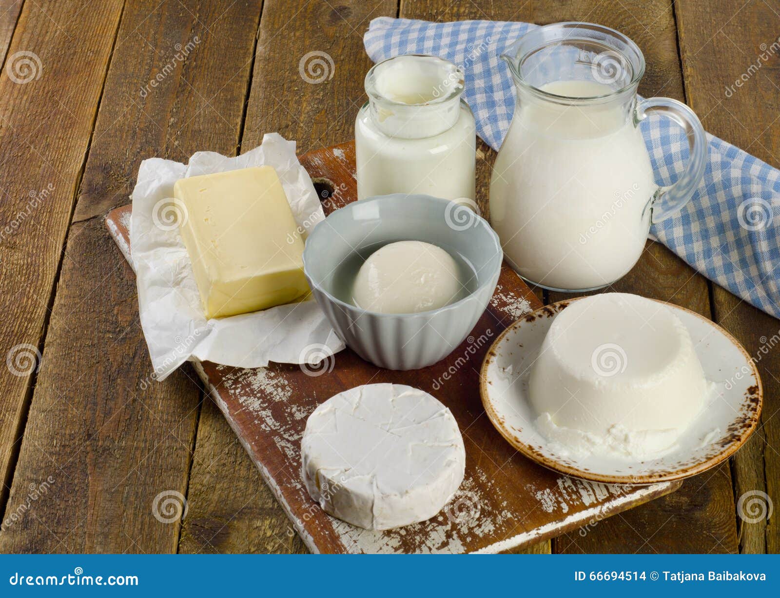 Fresh Dairy products stock photo. Image of product, food - 66694514