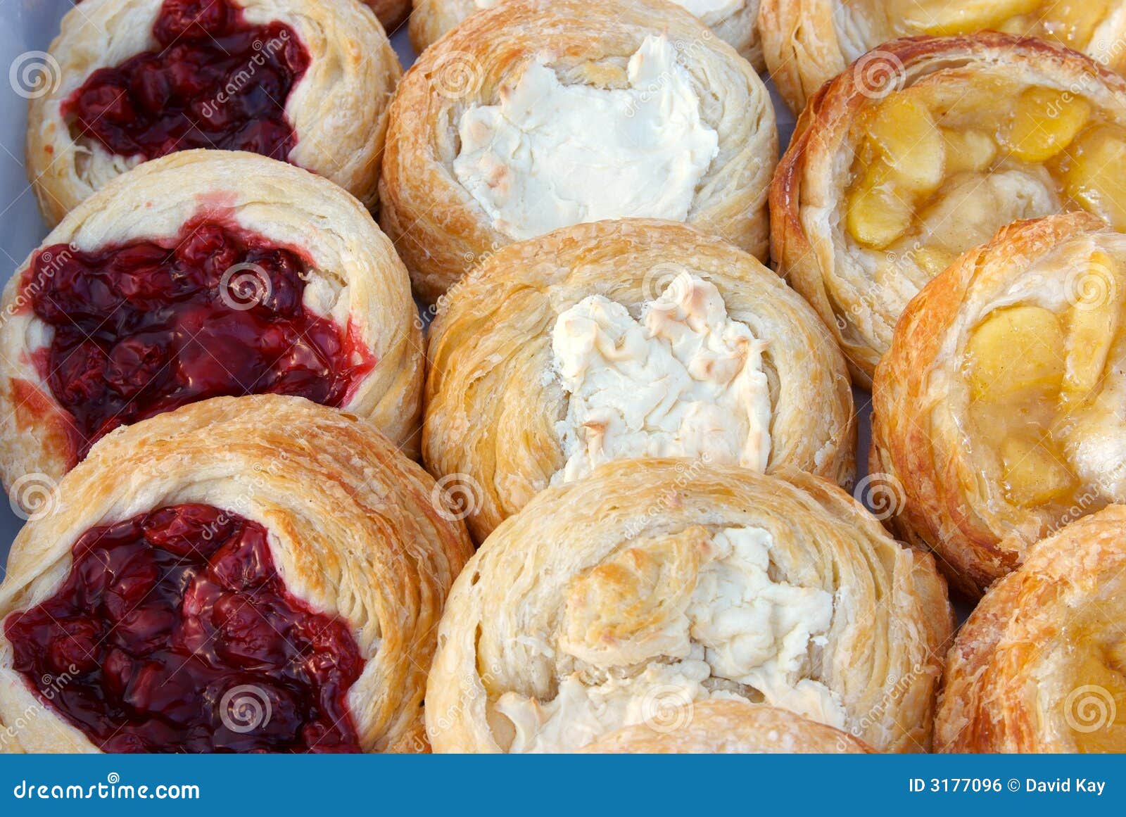 Fresh Danish stock photo. Image of nutrition, taste, circles - 3177096