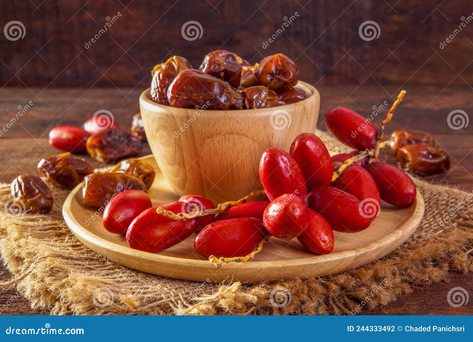 Fresh date palm stock photo. Image of eating, organic - 244333492