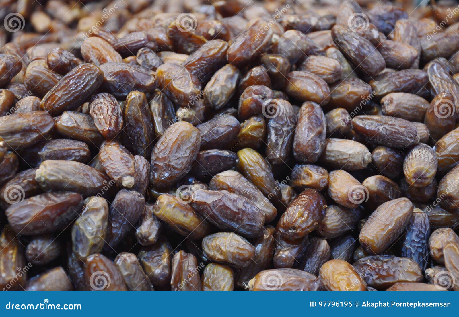 Fresh Date Palm Seed in Market Stock Image - Image of baked, date: 97796195